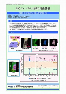 MST｜Siウエハ ベベル部の汚染評価(C0077)